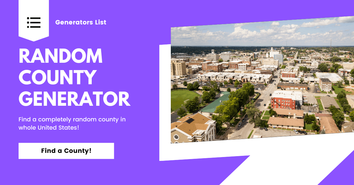 Random County Generator - Generators List