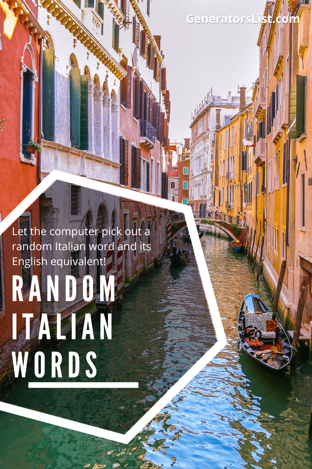Random Italian Words - Generators List