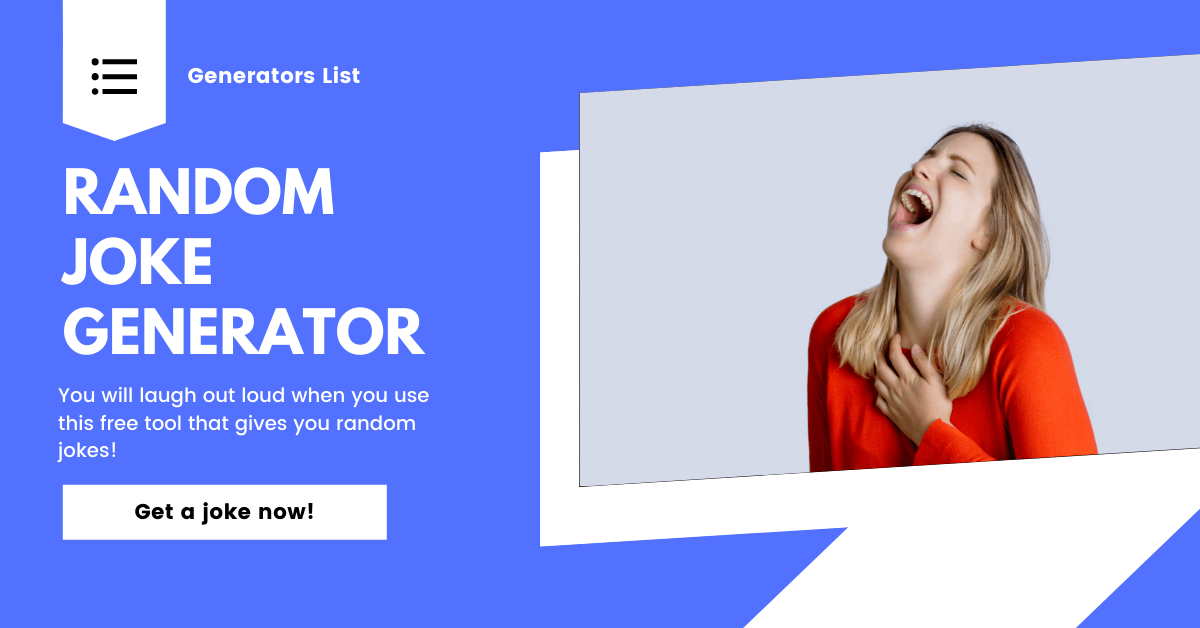 Random Joke Generator - Generators List Random Joke Generator - Generators List