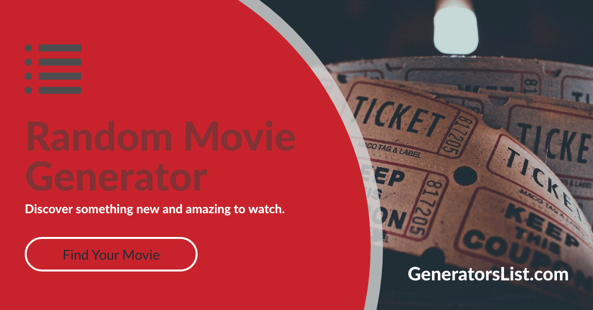 Random Movie Generator Generators List random-movie-generator-generators-list